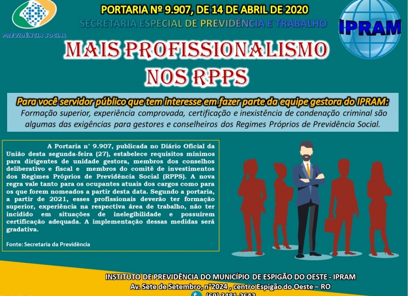IPRAM - Instituto Previdência Municipal de Espigão d`Oeste - RO